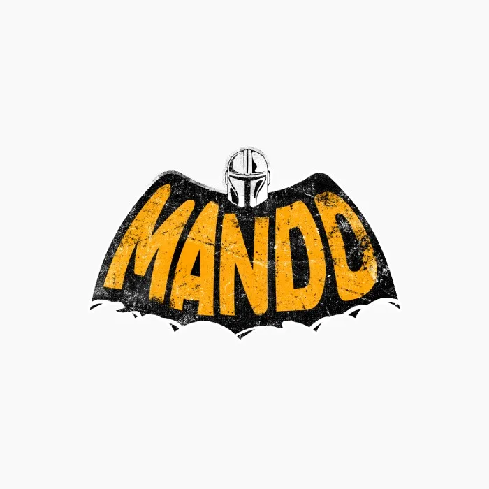Camiseta Premium Unisex «Bat Mandalorian» De Douglas - SuperFan.art