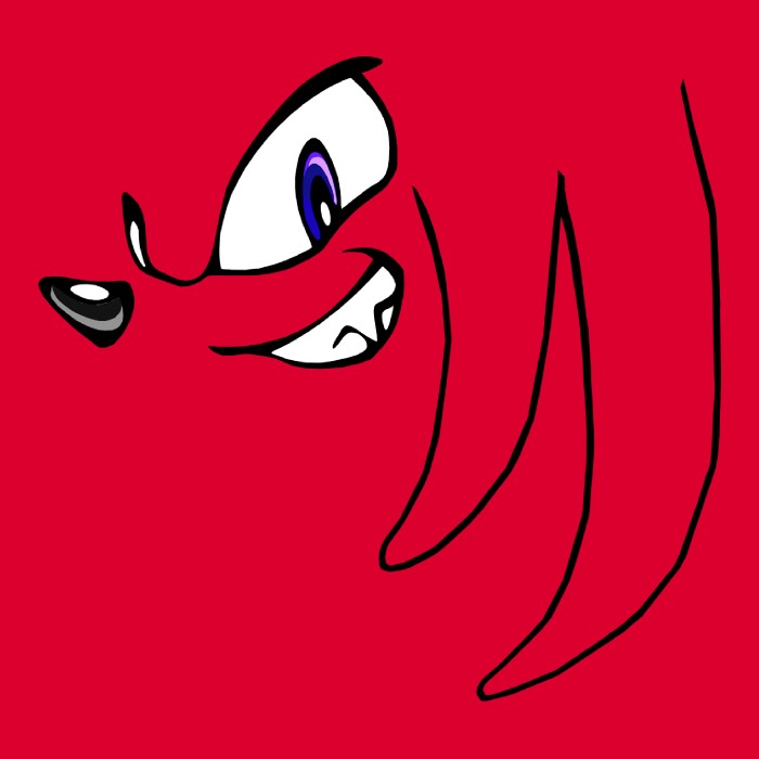 Camiseta Premium Unisex «Knuckles Outline» De Just In Time To Create ...