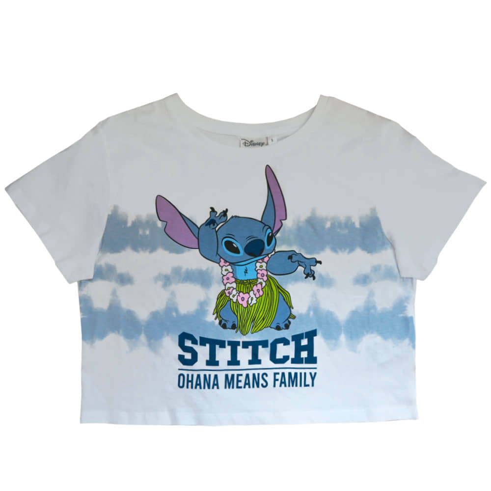 Crop Top Mujer Ohana Stitch · [Disney] · Por SuperFan.Art